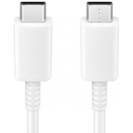 Câble Type-C / Type-C Samsung EP-DN975BW 5A (100 W) - Blanc - Retail ...