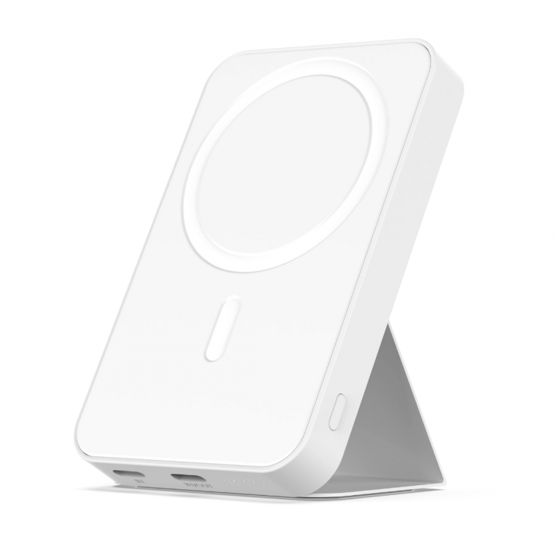 Wireless Magnetic Power Bank 20W PD - Devia Extreme Speed Series - White.