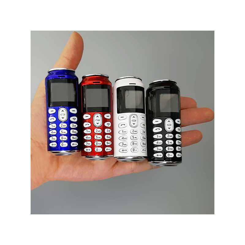 Mini Portable Phone BM666 Dual SIM 600mAh Red