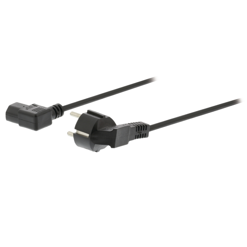 PC Monitor Power Cable European IEC C13 to CEE 7/7 Connector, 2.5m, 10A ...